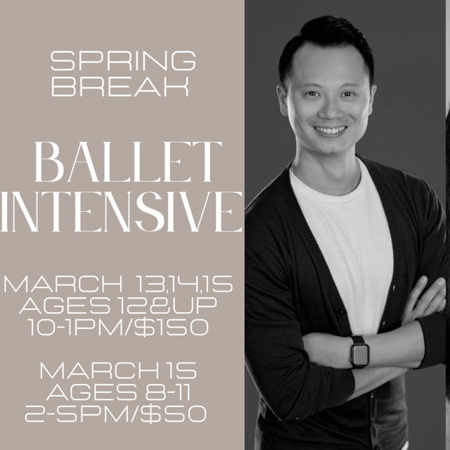 Ballet Spring Break Camp March 13-15th, 2023 – South Tulsa Dance Co.